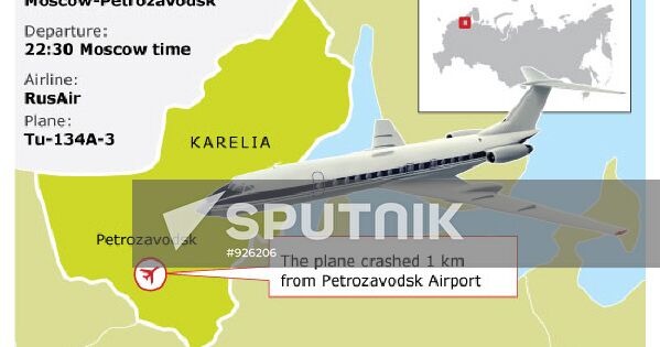 Tu-134 crash in Karelia | Sputnik Mediabank