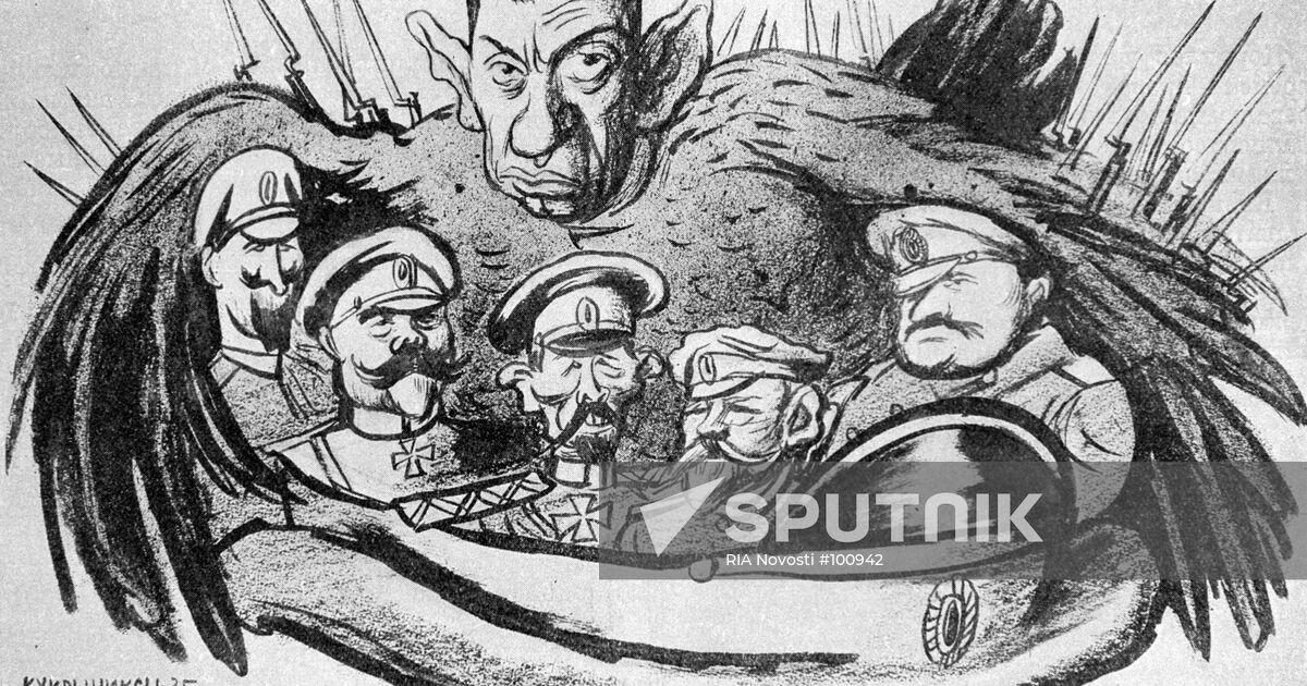 KUKRYNIKSY KERENSKY CARTOON | Sputnik Mediabank