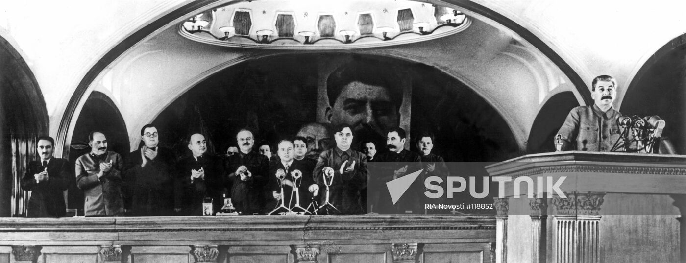 STALIN SPEECH NOVEMBER 6, 1941 | Sputnik Mediabank