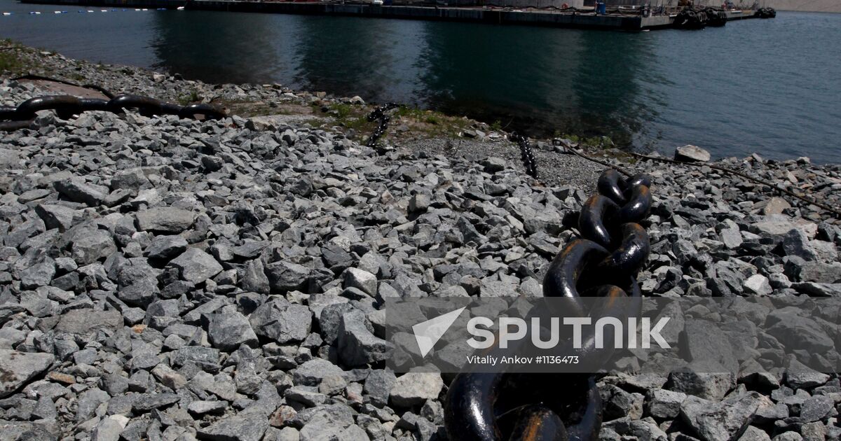 Construction of GBS for Berkut platform | Sputnik Mediabank