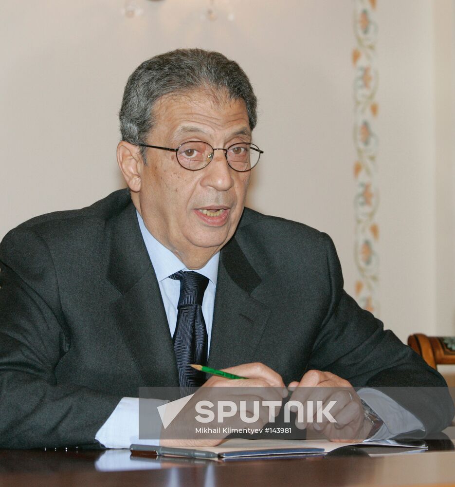 AMR MOUSSA | Sputnik Mediabank