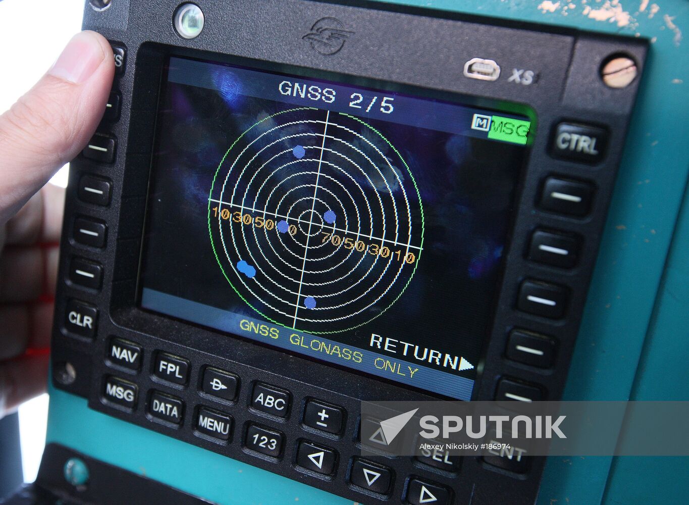 A Global Navigation Satellite System receiver | Sputnik Mediabank