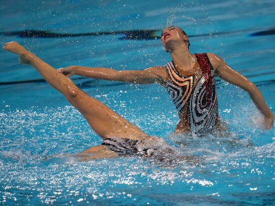 FINA World Aquatics Championships. Day 6. Synchronized Swimming ...