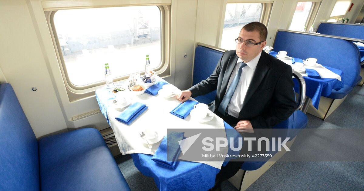 Presentation of two-story long-distance train | Sputnik Mediabank