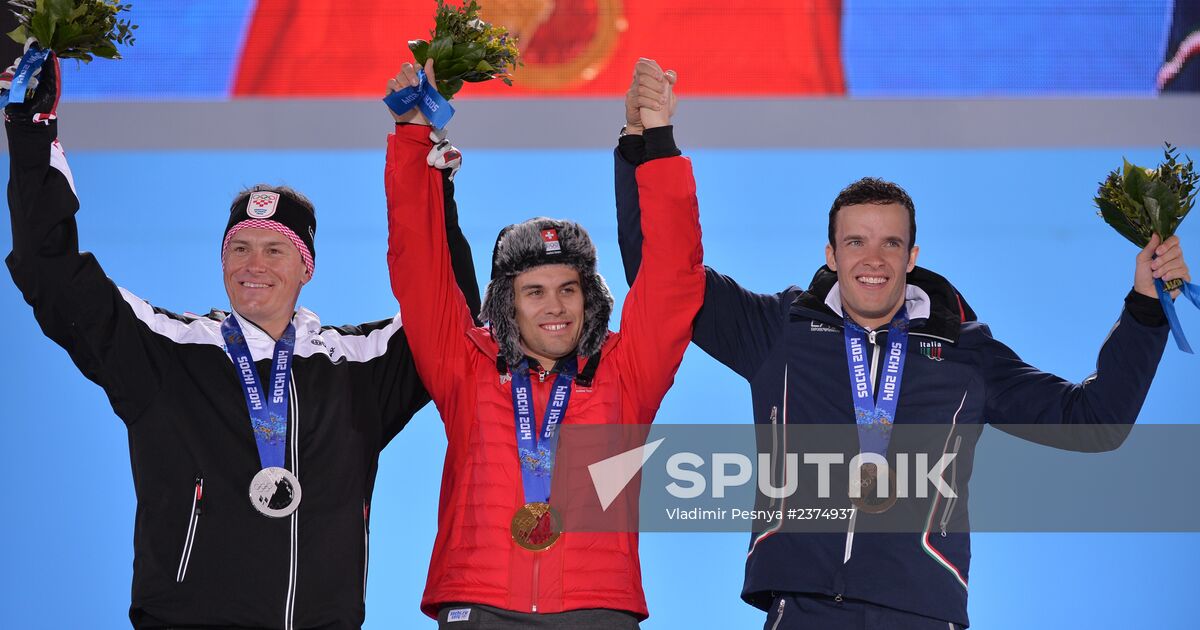 2014 Winter Olympics. Medal ceremony. Day Eight | Sputnik Mediabank