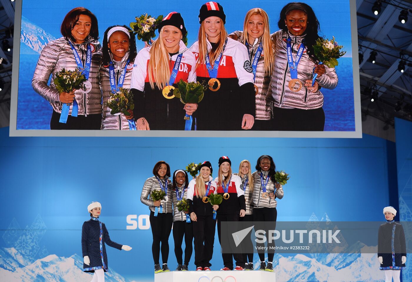 2014 Winter Olympics. Medal ceremony. Day Thirteen | Sputnik Mediabank