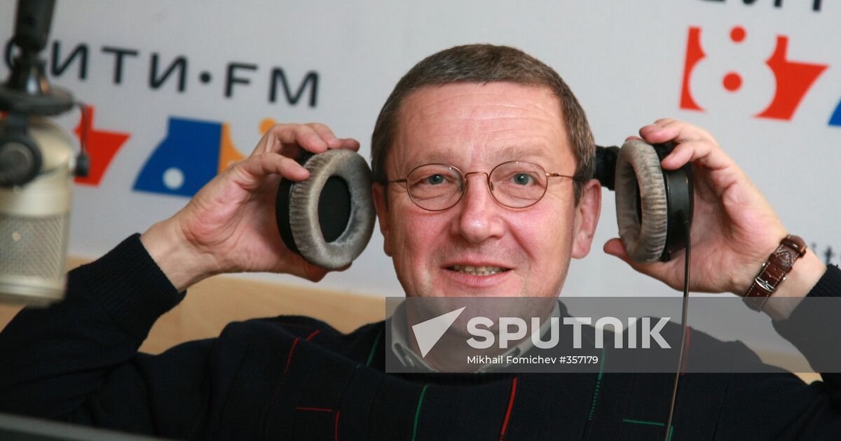 Alexander Gerasimov, editor-in-chief, City-FM radio station | Sputnik ...