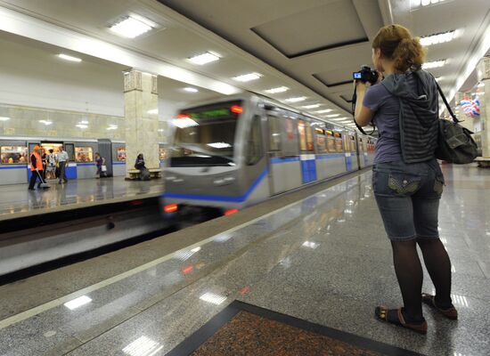 Upgraded Metro train Rusich goes into service | Sputnik Mediabank