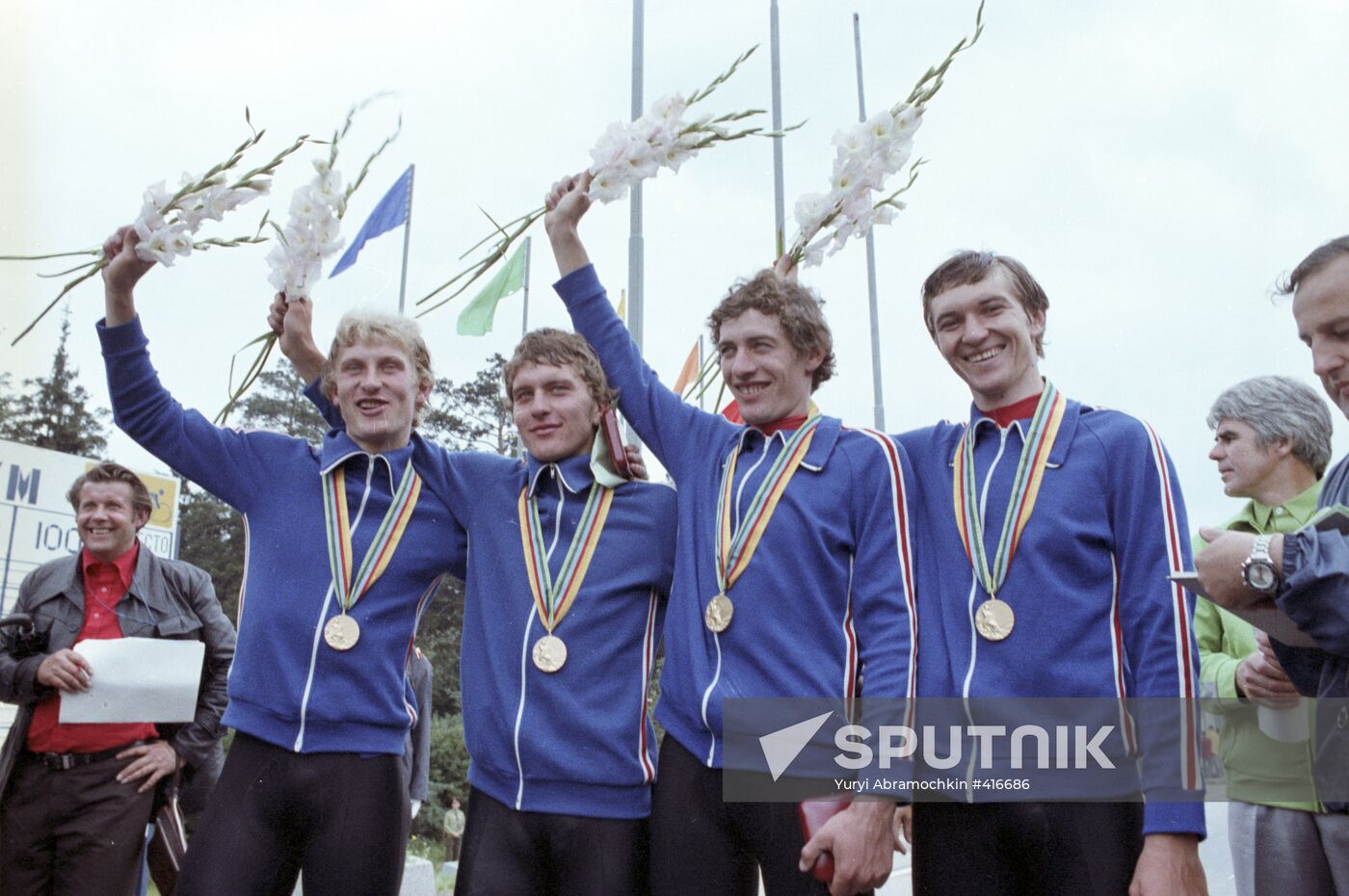 Soviet bicycle racers, Olympic winners | Sputnik Mediabank