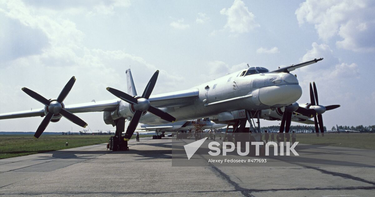 A Tupolev Tu-95-MS Bear strategic bomber | Sputnik Mediabank
