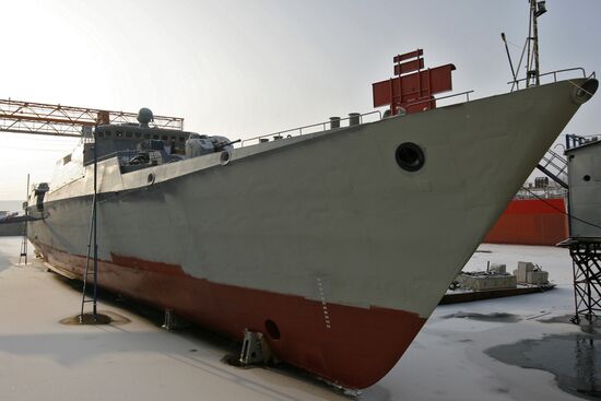 Gepard 3.9 frigate launching | Sputnik Mediabank