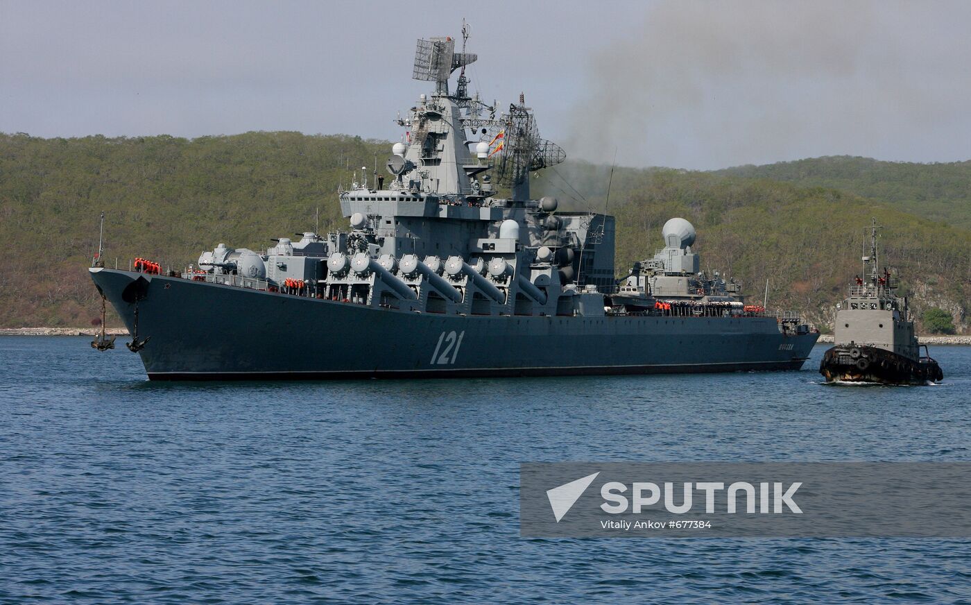 Guards Missile Cruiser "Moskva" | Sputnik Mediabank
