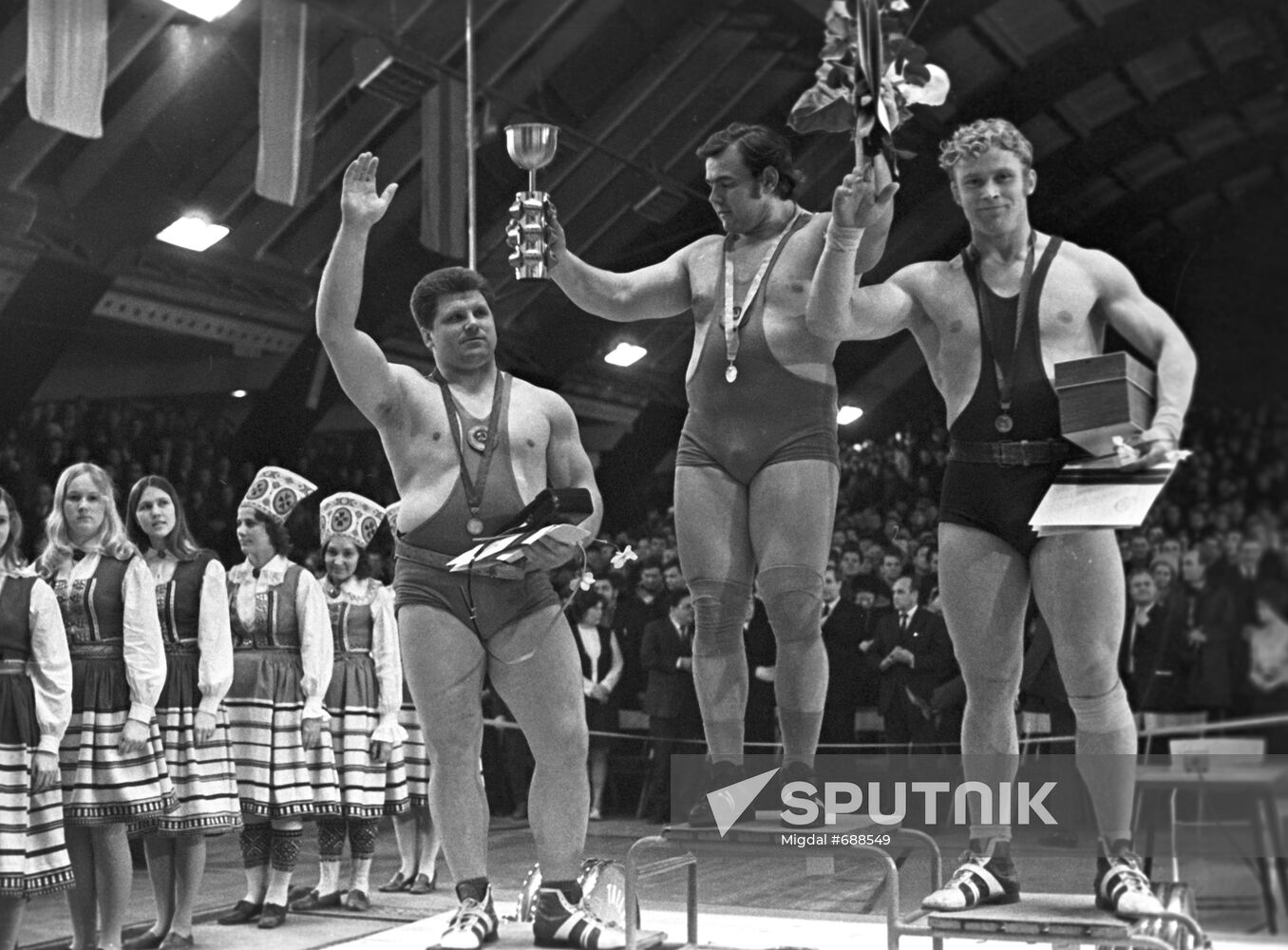 Winners of 1972 USSR Weightlifting Championship | Sputnik Mediabank