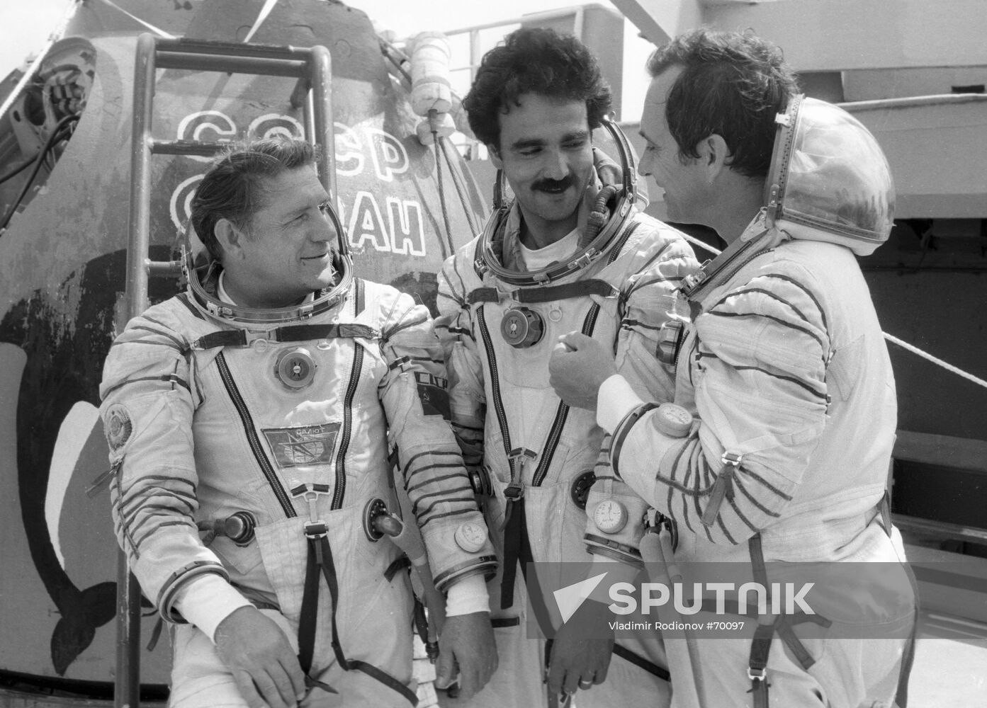 COSMONAUTS LYAKHOV MOMAND POLYAKOV | Sputnik Mediabank