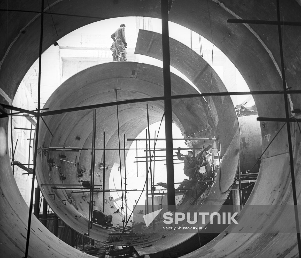 Bratsk hydroelectric power station on Angara-river | Sputnik Mediabank