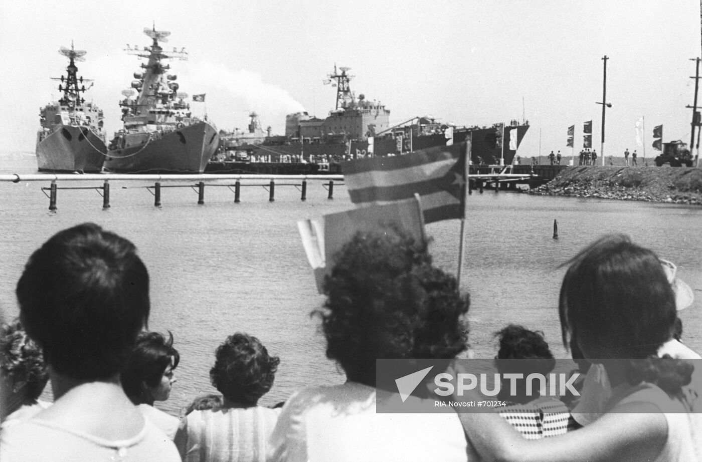 Squadron of Soviet warships visiting Cuba | Sputnik Mediabank