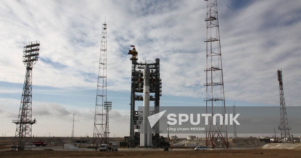 Proton M missile set for launch at Baikonur | Sputnik Mediabank