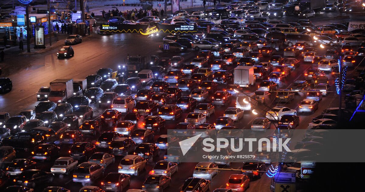 Moscow traffic gridlock | Sputnik Mediabank