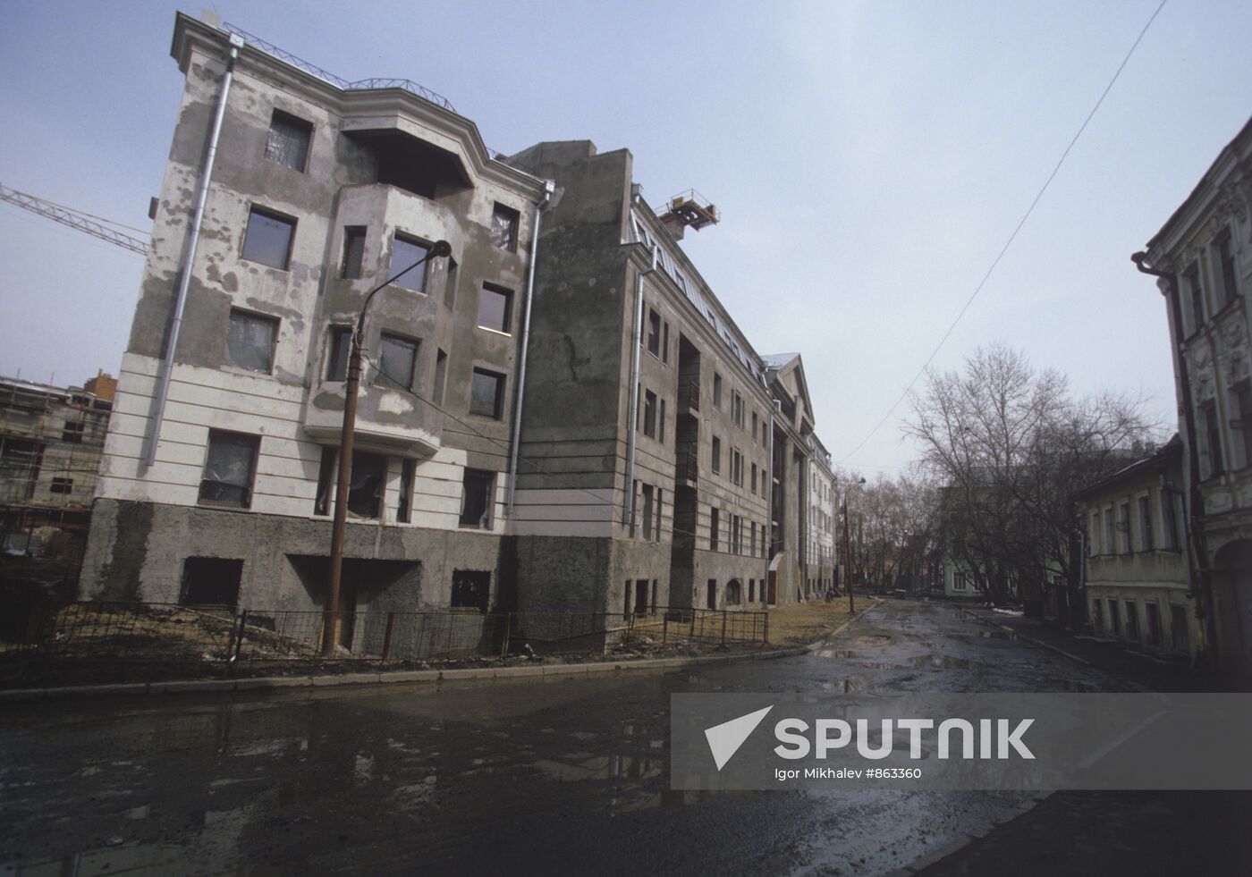 Construction on the Ostozhenka street in Moscow | Sputnik Mediabank