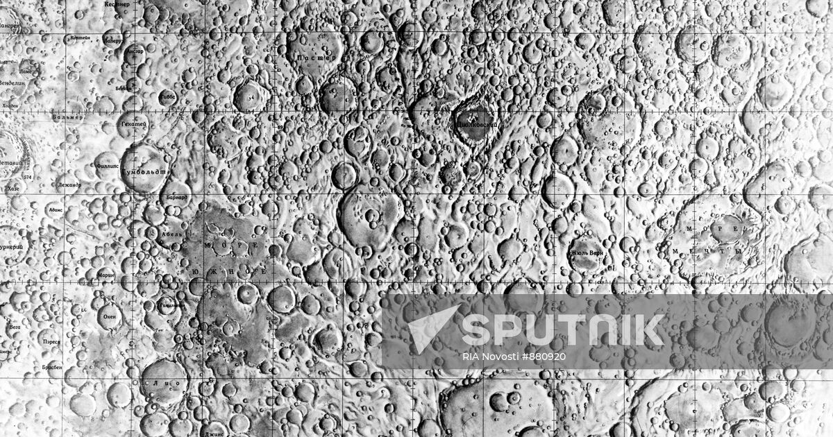 "Complete map of the Moon" | Sputnik Mediabank