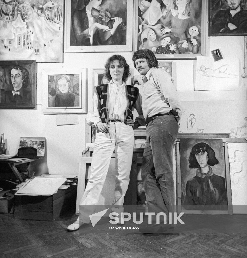 Artists Lyubov Kostenko and Vladimir Zaronek | Sputnik Mediabank