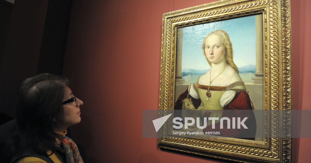 Opening of "Raphael. The Lady with the Unicorn" exhibition | Sputnik ...