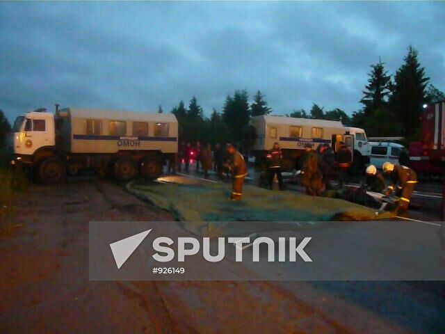 Crash of a TU-134 passenger plane in Karelia | Sputnik Mediabank