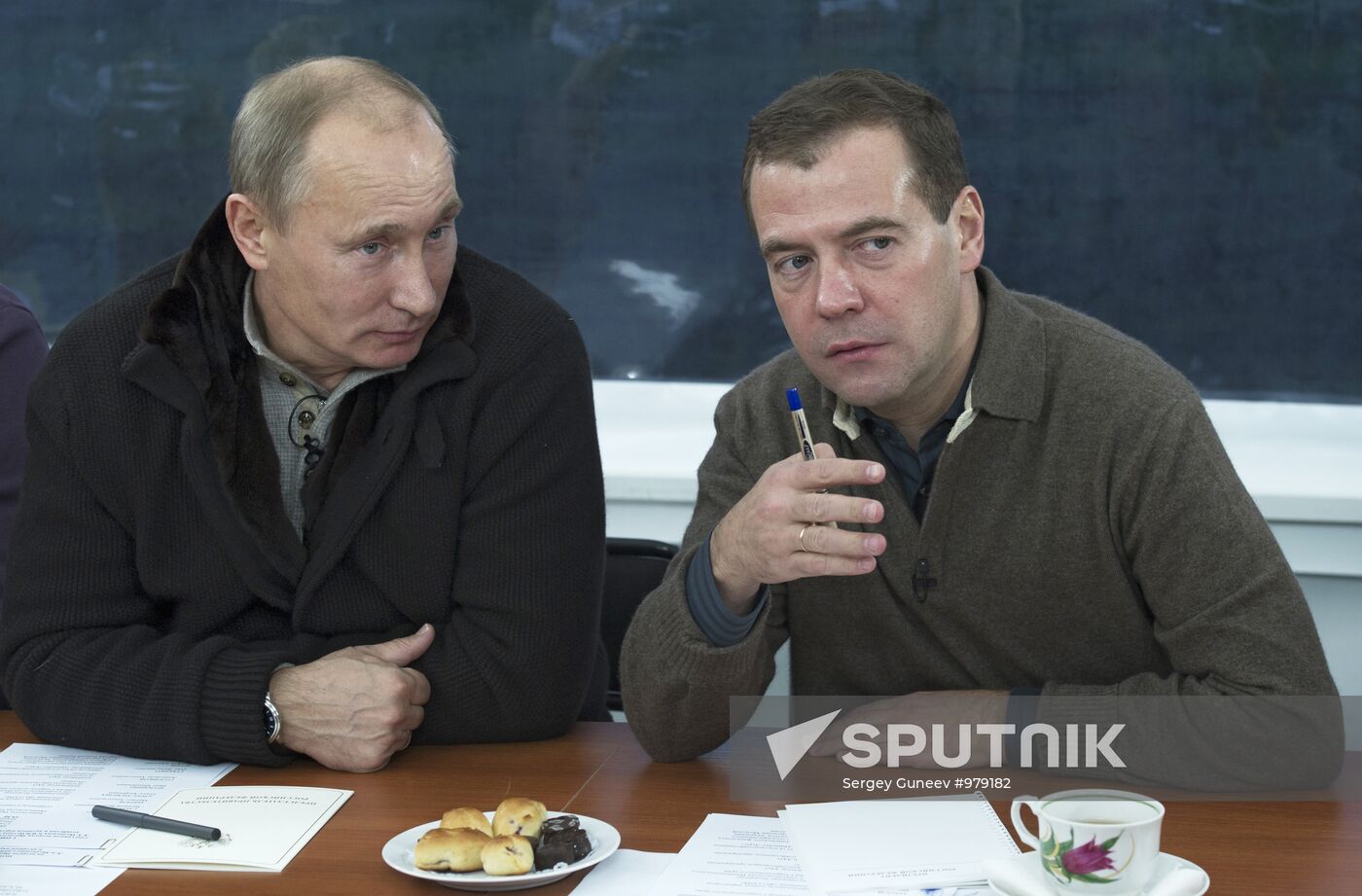 Dmitry Medvedev And Vladimir Putin Visit Stavropol Sputnik Mediabank