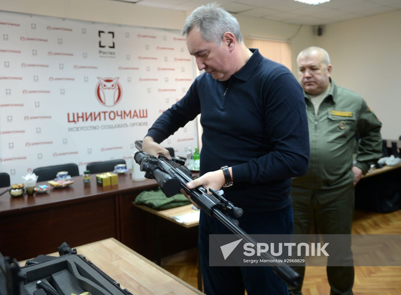 Deputy Prime Minister Rogozin visits Klimovsk | Sputnik Mediabank