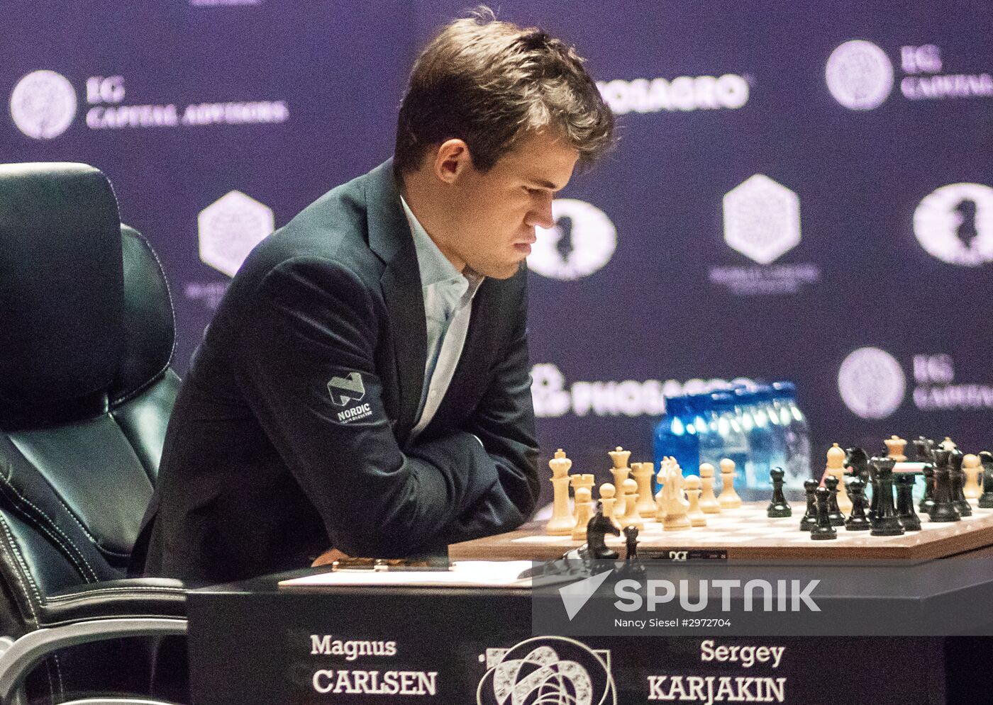 2016 World Chess Championship match Carlsen vs. Karjakin | Sputnik ...