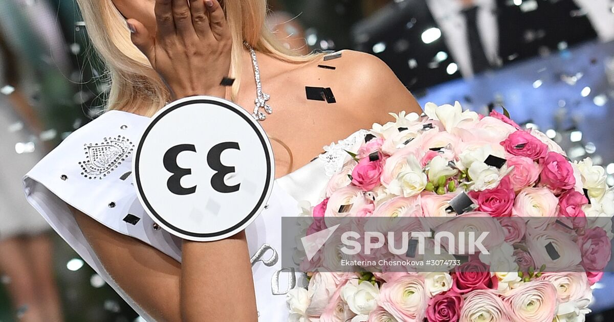 Miss Russia 2017 Pageant Finals Sputnik Mediabank