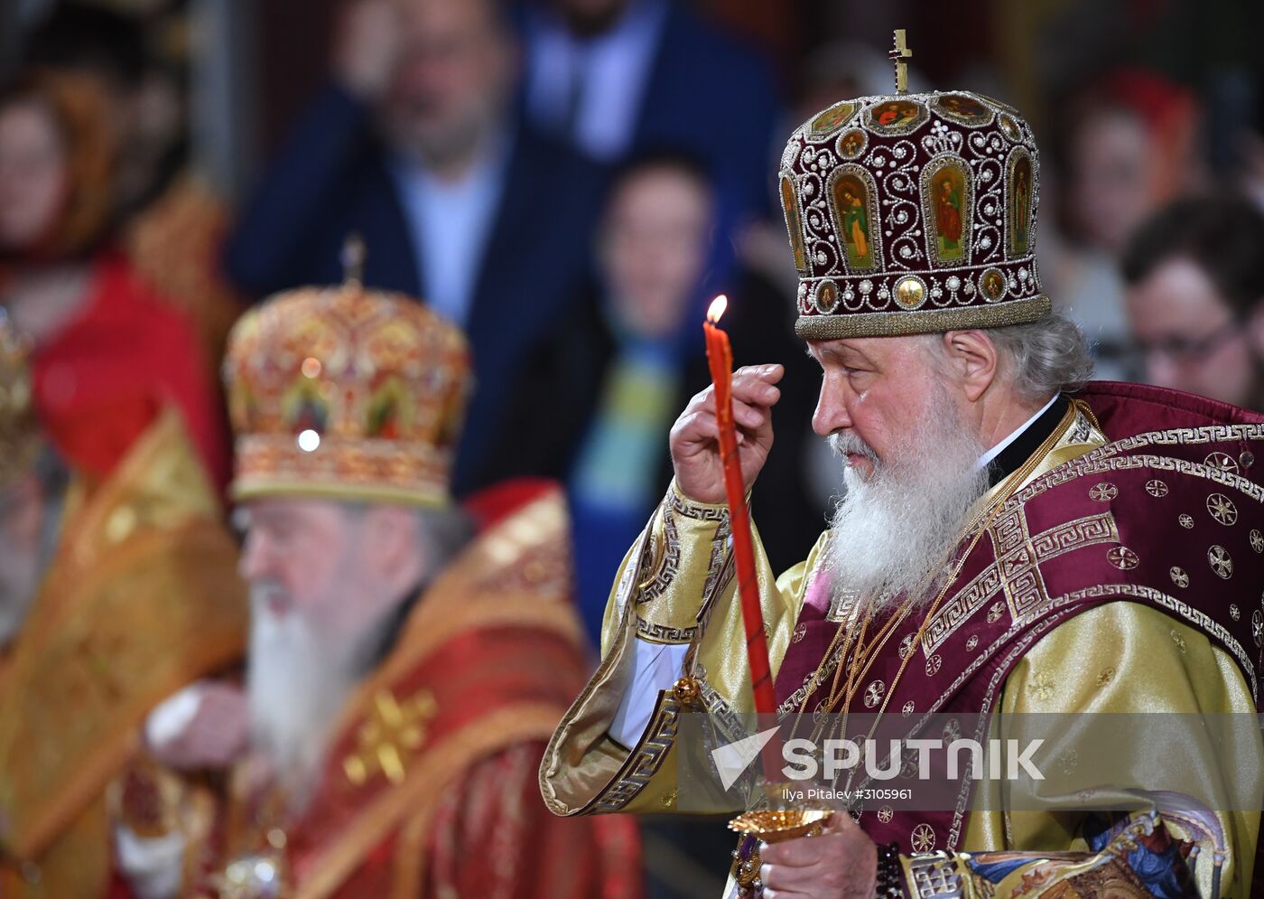 Saint Nicholas relics welcoming ceremony at Christ the Savior Cathedral ...