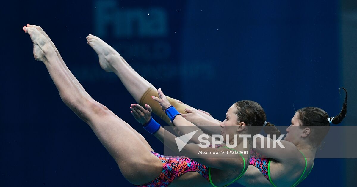 2017 FINA World Championships. Diving. Women's synchronized 10m platform. Final | Sputnik Mediabank
