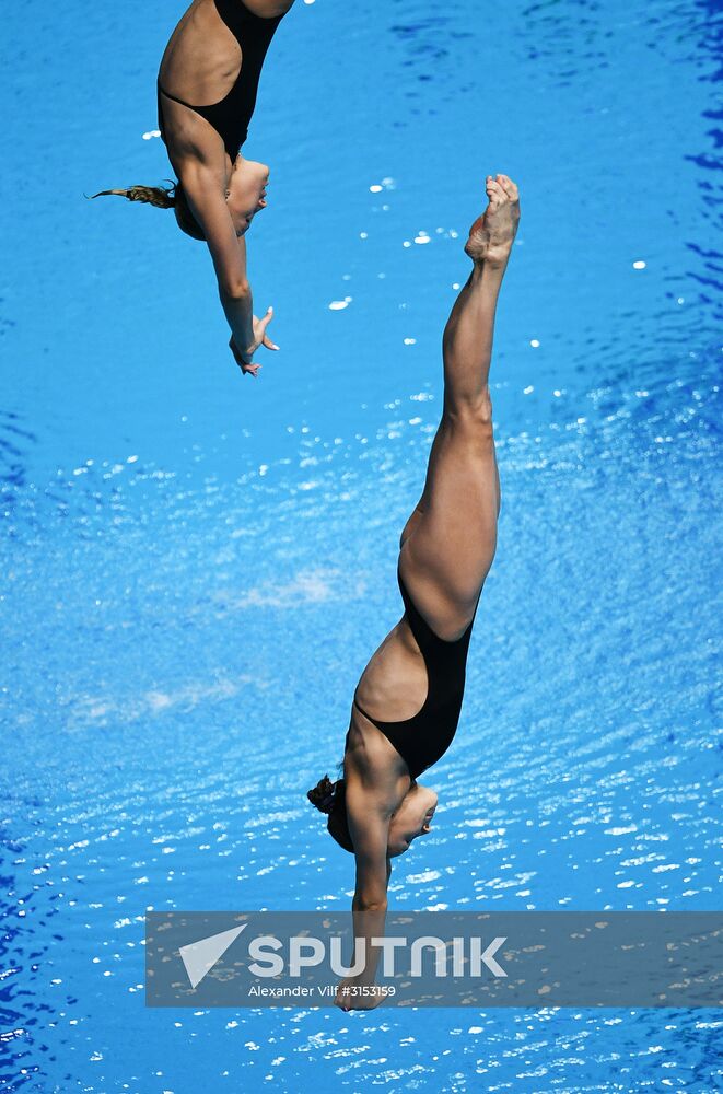 2017 FINA World Championships. Synchronized 3m-Springboard Diving. Women. Finals. | Sputnik ...