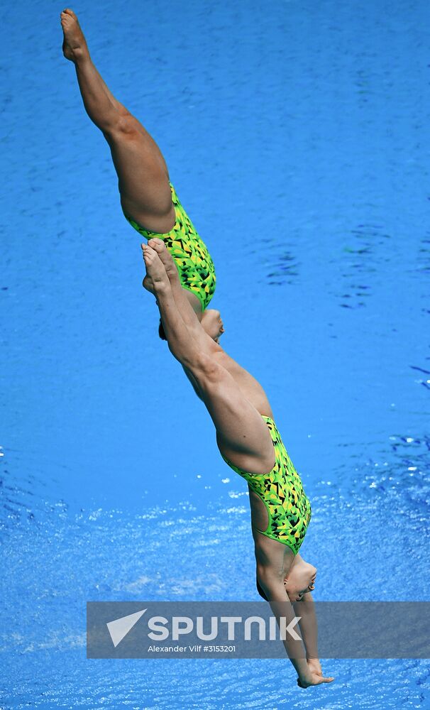 2017 FINA World Masters Championships. Synchronized 3m-Springboard Diving. Women. Finals ...
