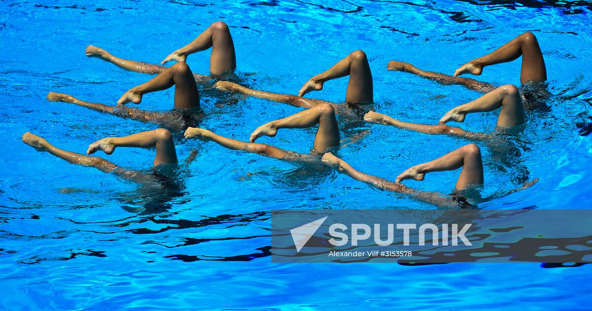 17th FINA World Aquatics Championships. Synchronized swimming. Groups ...