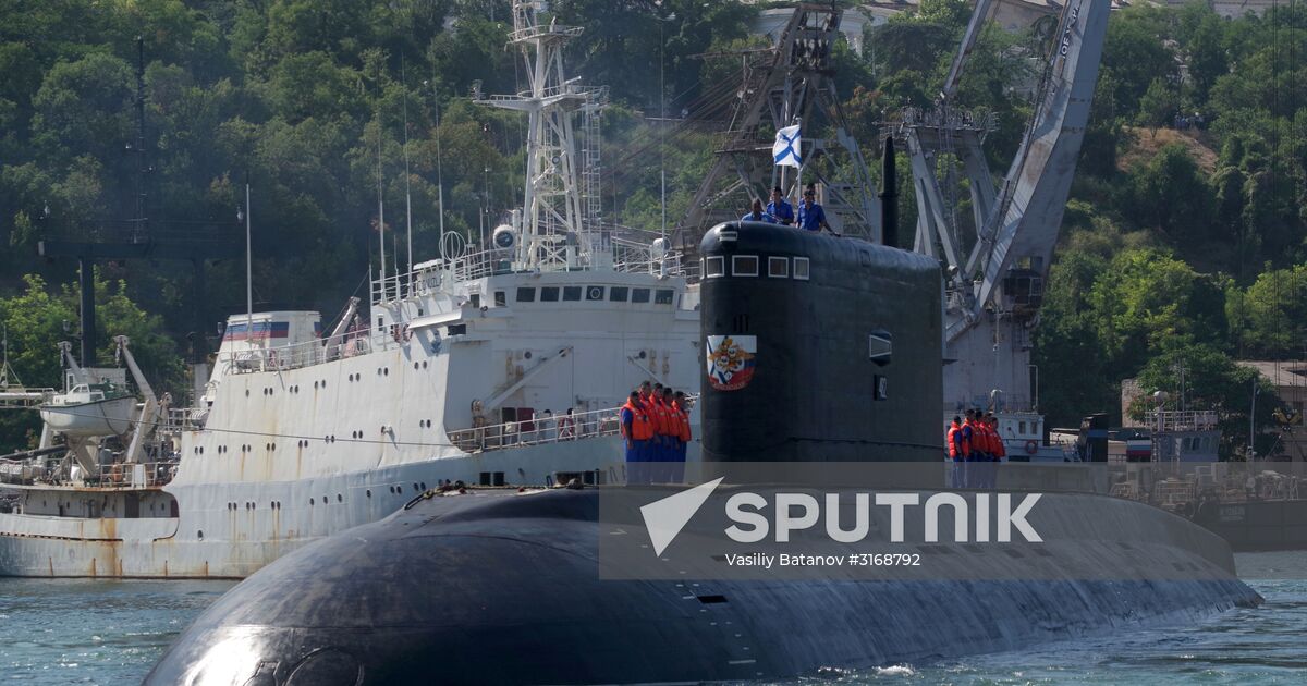 Welcoming ceremony for Krasnodar newly launched diesel submarine in ...