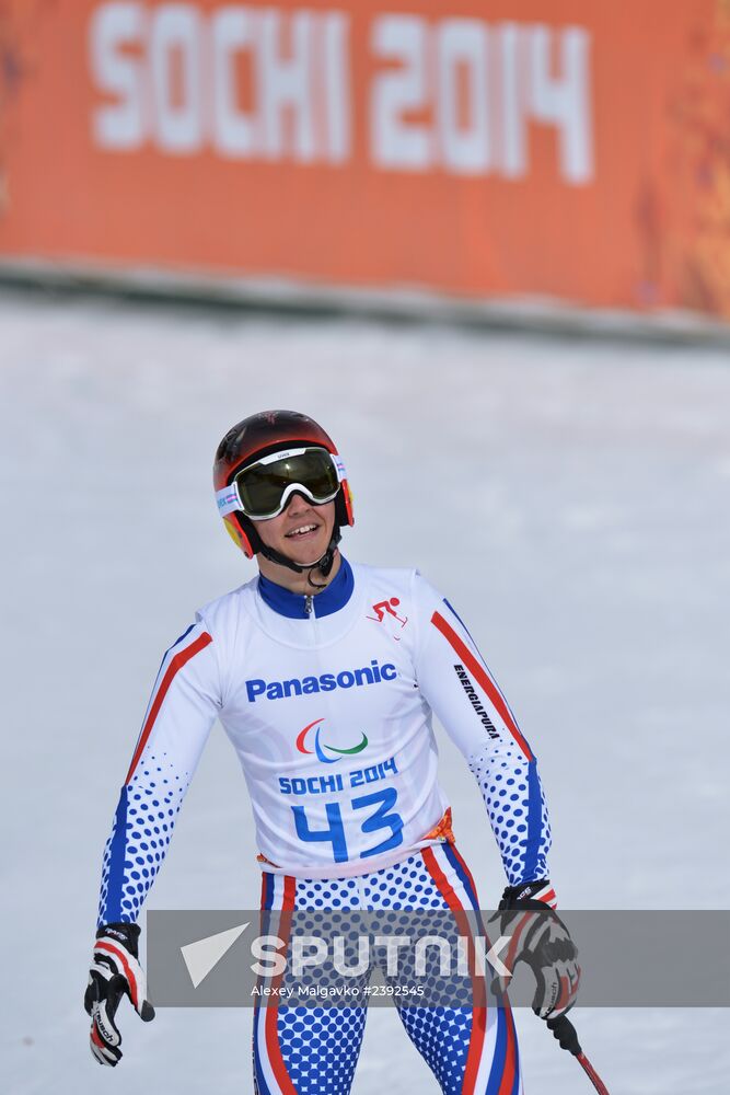 2014 Winter Paralympics. Alpine skiing. Men. Downhill | Sputnik Mediabank