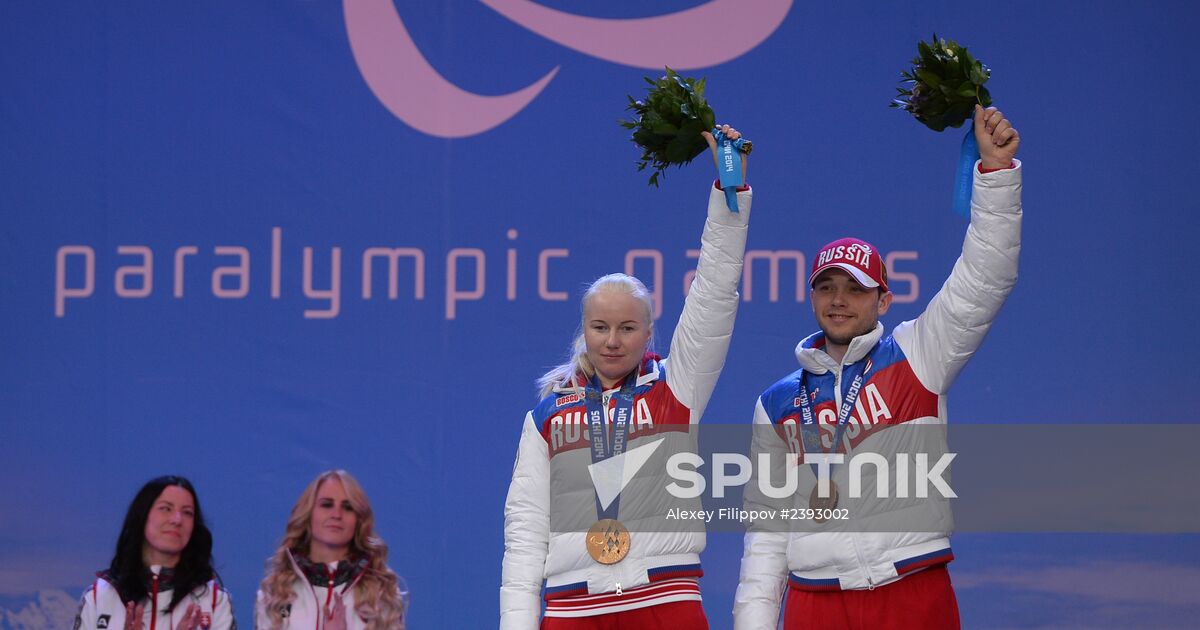 2014 Winter Paralympics. Medal ceremony. Day One | Sputnik Mediabank
