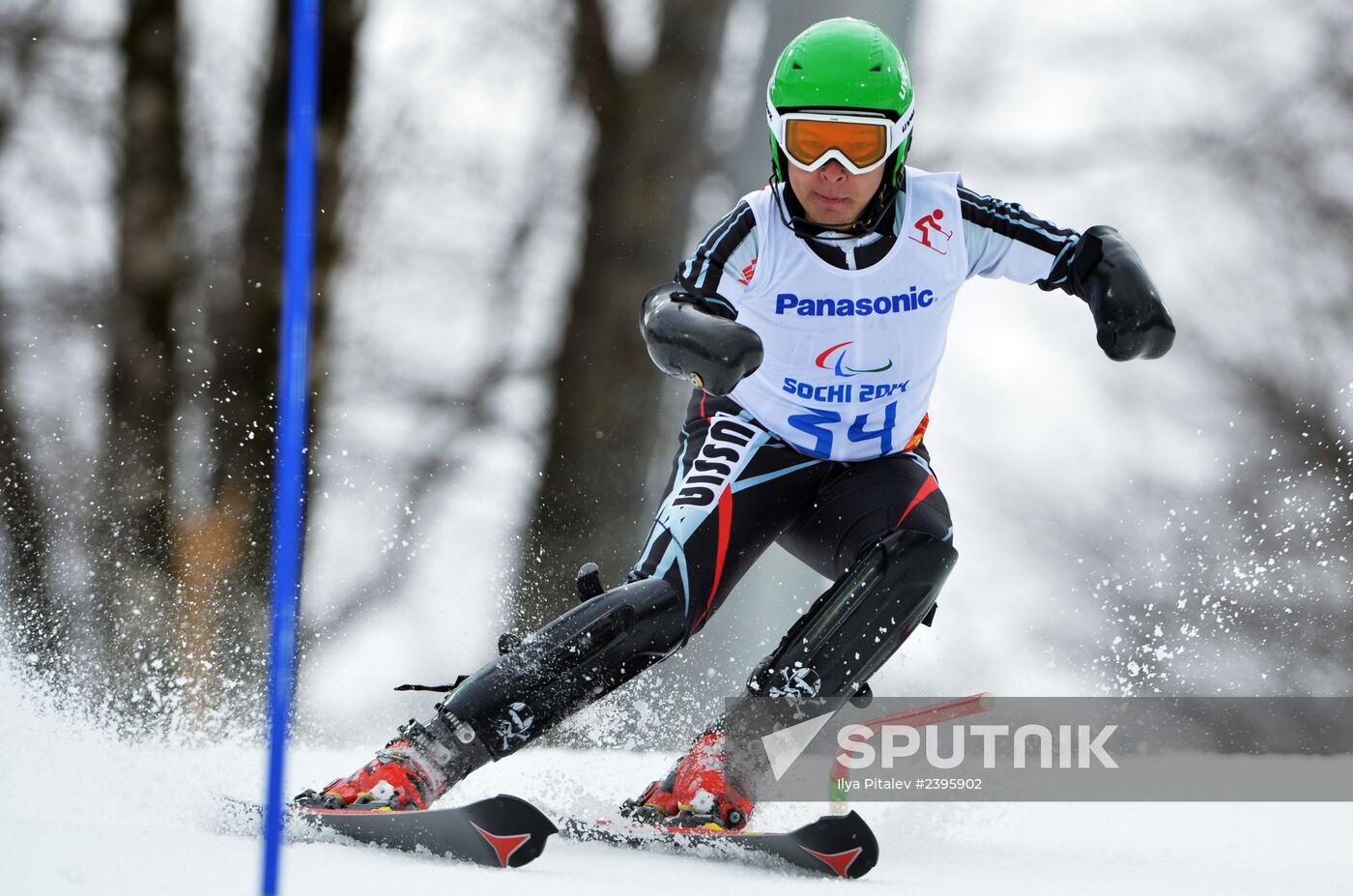 2014 Winter Paralympics. Alpine skiing. Men. Slalom | Sputnik Mediabank