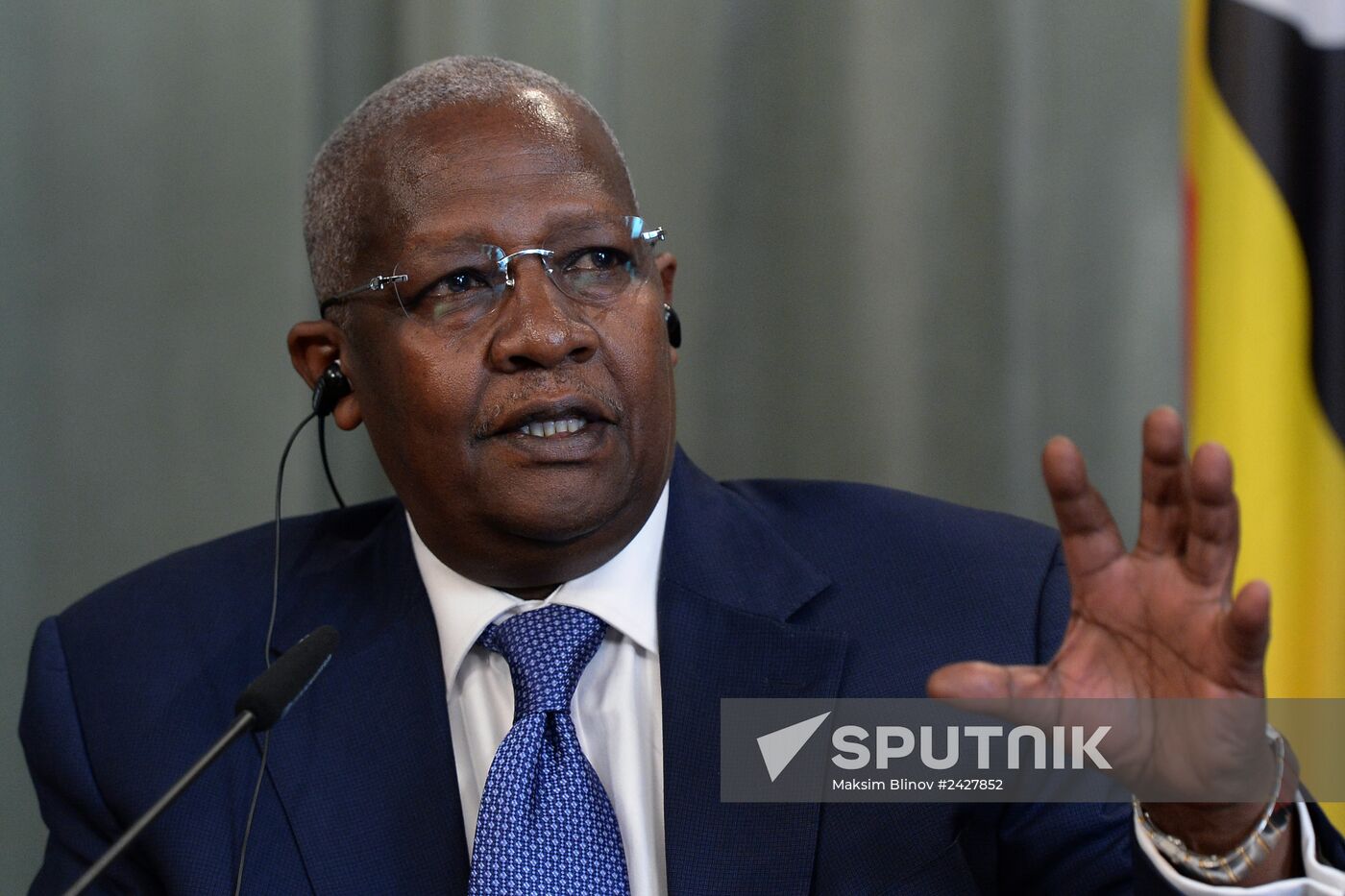 Meeting of Russian Foreign Minister Sergei Lavrov and his Ugandan ...