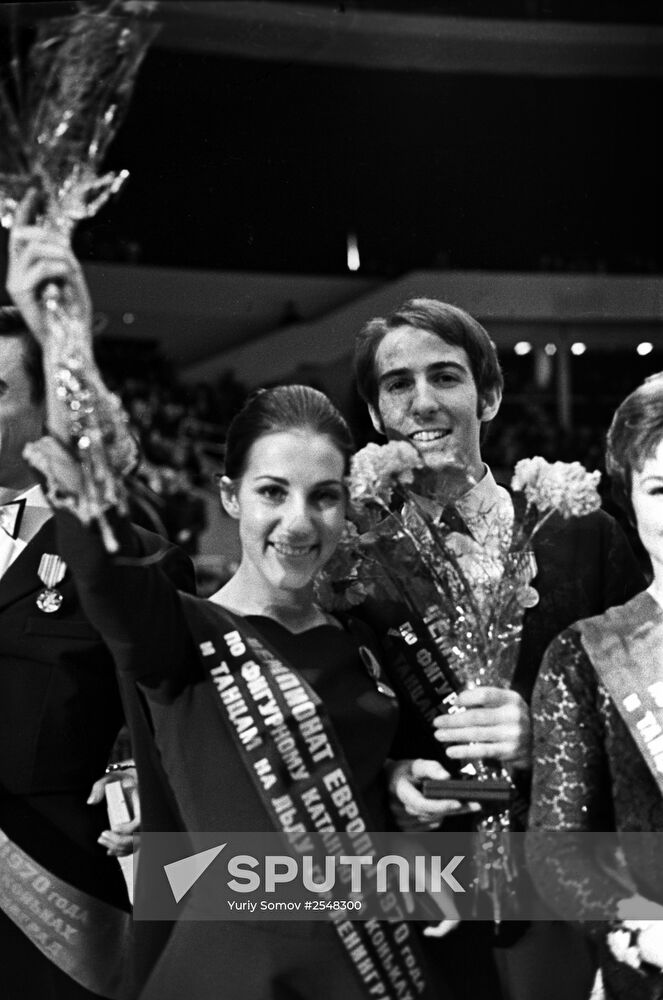 Figure skaters Angelica and Erich Buck | Sputnik Mediabank