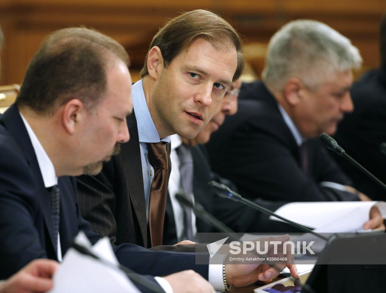 Russian Prime Minister Dmitry Medvedev chairs Government meeting ...