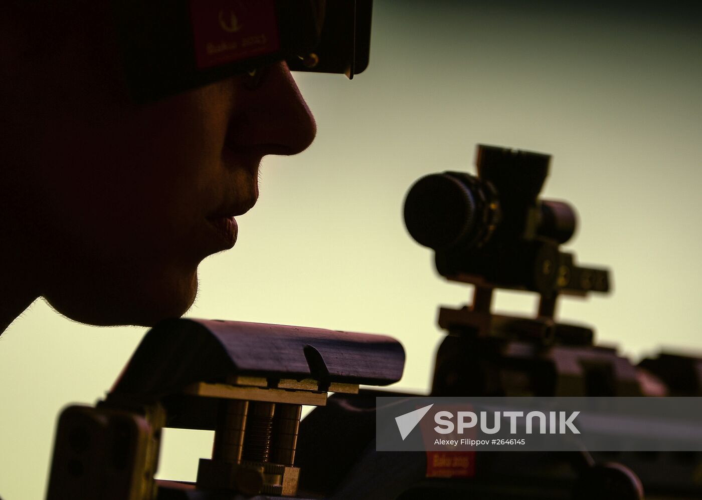 2015 European Games. Shooting. Women's 50 meter rifle three positions ...