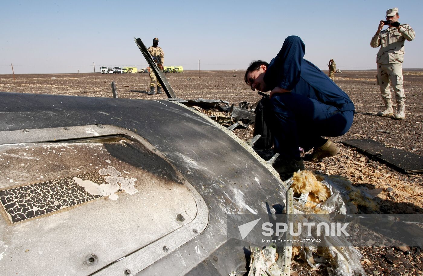 Airbus A321 crash site in Egypt | Sputnik Mediabank