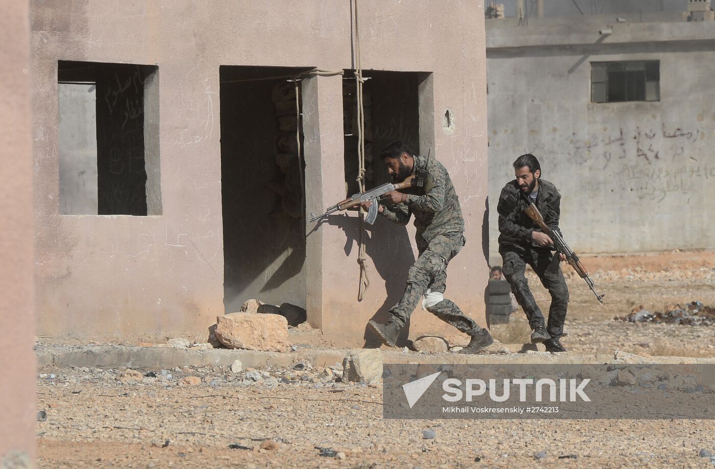 Self-defense fighters' training center in Syria | Sputnik Mediabank