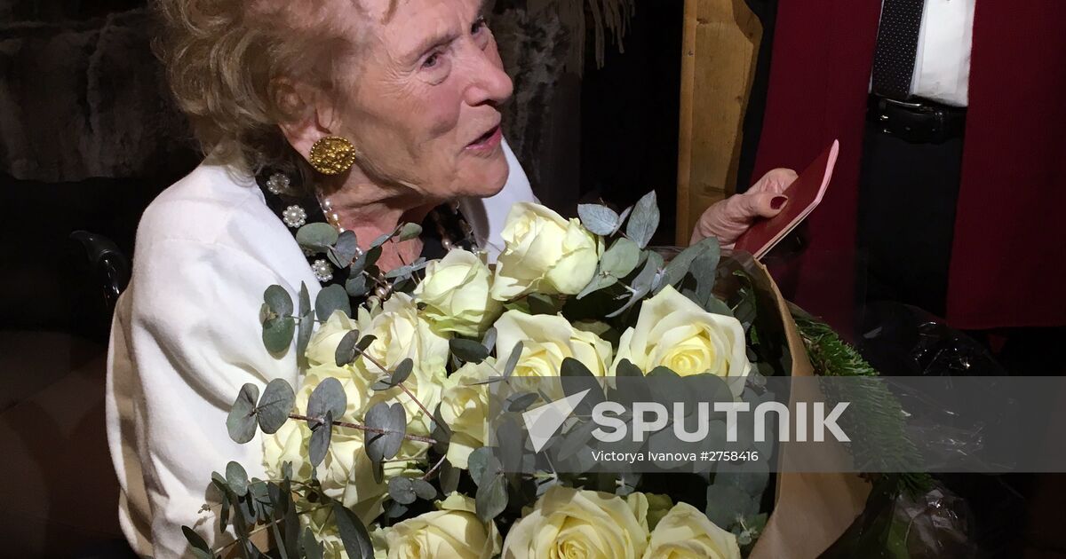 Russian ambassador in France A. Orlov presents Baroness Irina von ...