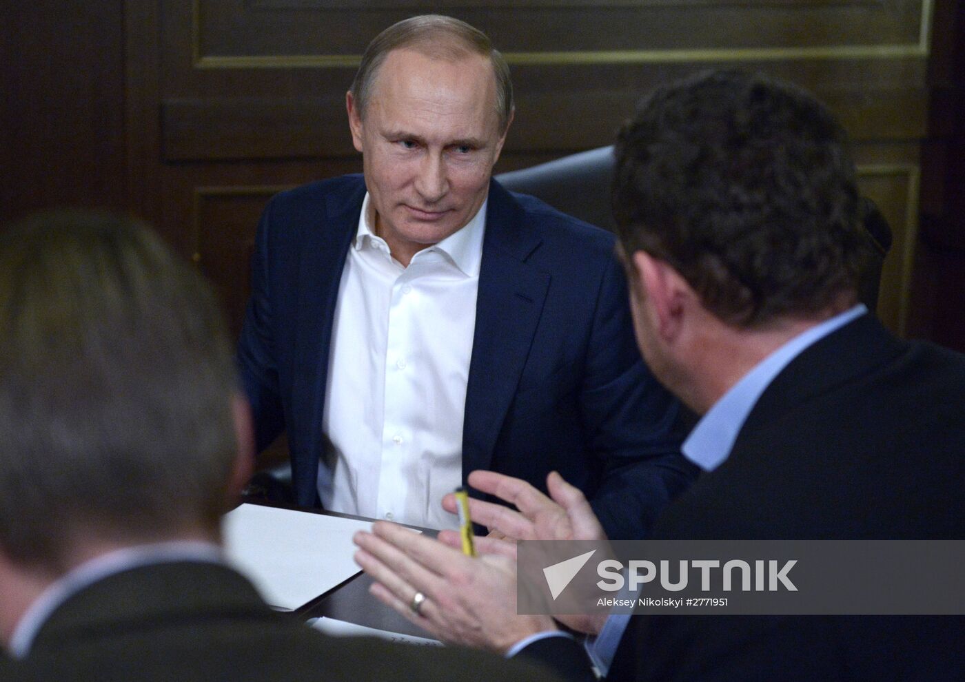 Russian President Vladimir Putin Interviewed By Germanys Bild Magazine