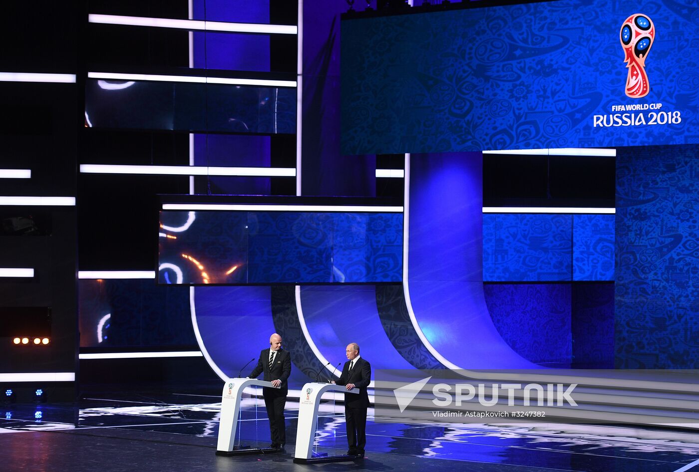 President Putin takes part in 2018 FIFA World Cup Final Draw | Sputnik ...