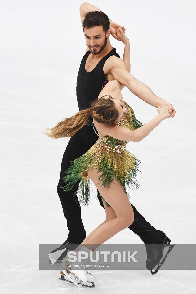 European Figure Skating Championships. Ice dancing. Short dance ...